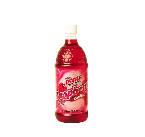 Pops Rasberry Cordial 1 Liter Oceanic
