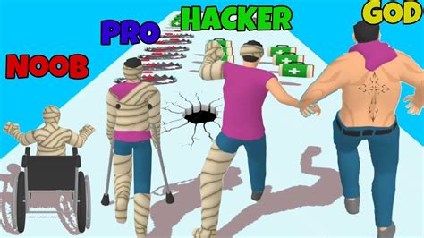 Healthy Runner In NOOB VS PRO VS HACKER VS GOD YouTube