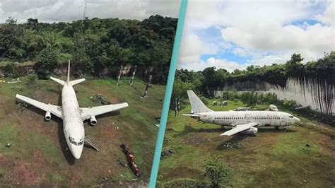 Boeing 737 mysteriously discovered in random field and no one knows how ...