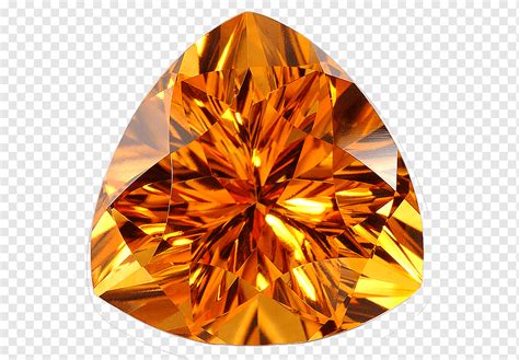 Citrine Gemstone Birthstone Rock Crystal Rinse Orange Color Rock