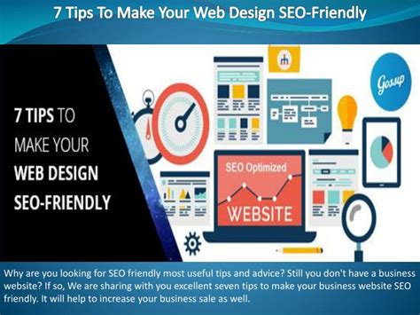 Ppt 7 Tips To Make Your Web Design Seo Friendly Powerpoint