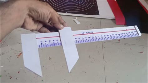 School Project Vernier Caliper Model Youtube
