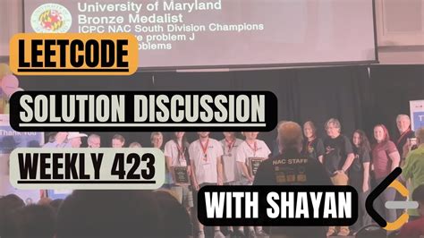Leetcode Weekly Contest 423 Programming Contest Solution Discussion