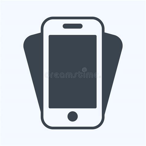 Icon Smartphone Shake Suitable For Web Interface Symbol Glyph Style