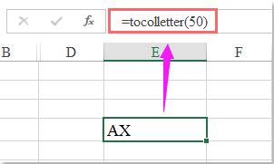 How To Convert Column Letter To Number Or Vice Versa In Excel
