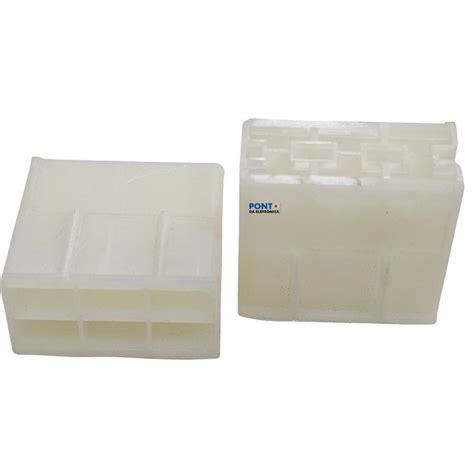 Conector 6 Vias Para Terminal Fêmea Ponto Da Eletrônica