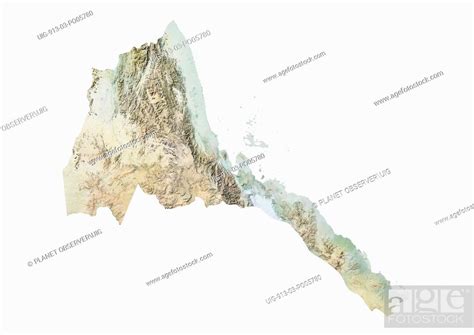 Eritrea Relief Map Stock Photo Picture And Rights Managed Image Pic UIG PO