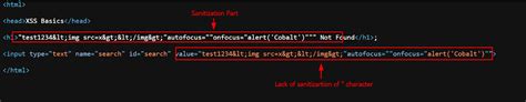 testing for reflective xss cobalt