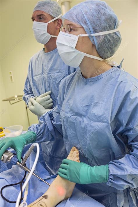Ankle Arthroscopy Stock Image C014 7767 Science Photo Library