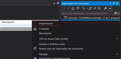 Implementación De Paquetes En El Catálogo De Sql Server Integration