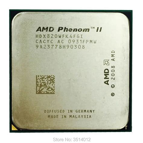 AMD Phenom II X4 820 2 8 GHz Quad Core CPU Processor HDX820WFK4FGI Socket AM3 In CPUs From