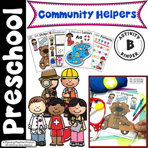 Community Helpers Worksheets Planning Playtime