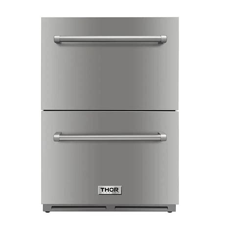 Thor Kitchen 24 Inch Indoor Outdoor Refrigerator Drawer In Stainless