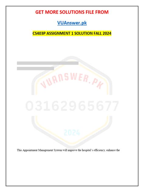 Cs403p Assignment 1 Solution Fall 2024 1 Pdf Patient Health Economics