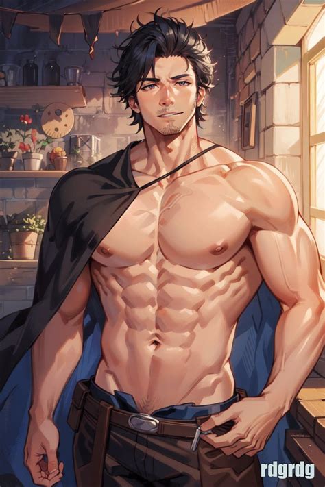 Anime Guys Shirtless Handsome Anime Guys Handsome Men Art Of Man Boy Art Character Design