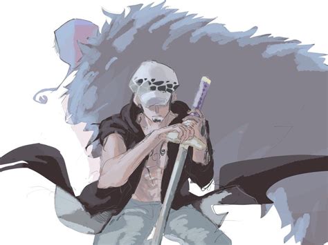 Trafalgar Law With Donquixote Rosinante Corazon Di Gambar Anime Gambar