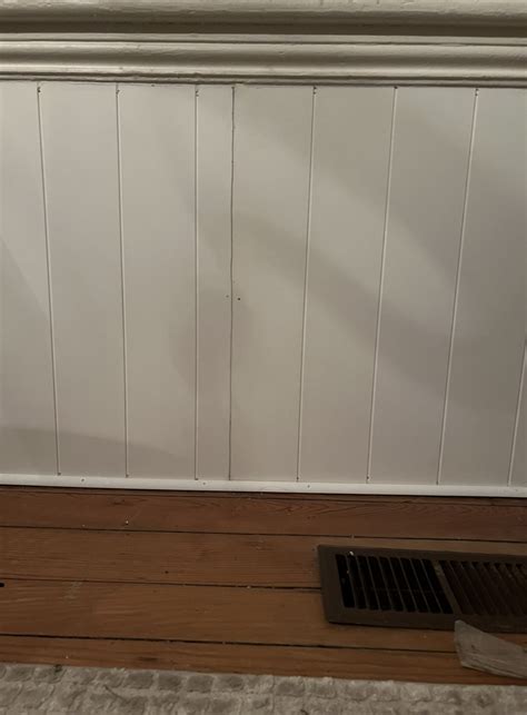 woodworking visible seams in wall paneling seams not centered home