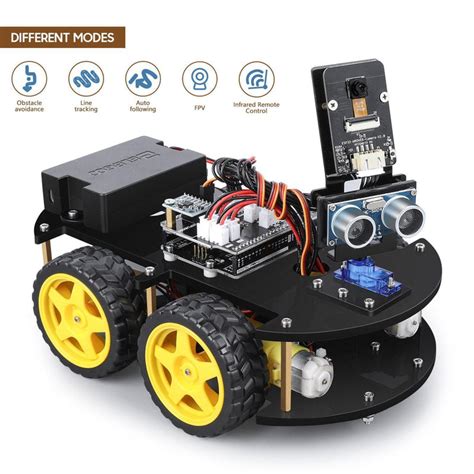Elegoo Uno R3 Project Smart Robot Car Kit V 40 With Camera Arduino Stem Kits Elegoo Shop