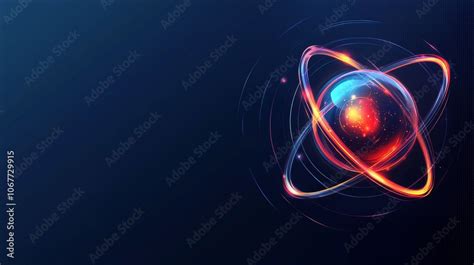 This 3d Model Shows The Electron Orbitals And Nucleus Of A Silicon Atom