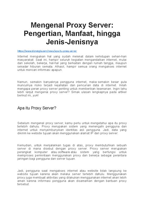 What Is Proxy Server And How It Works Its Advantages And