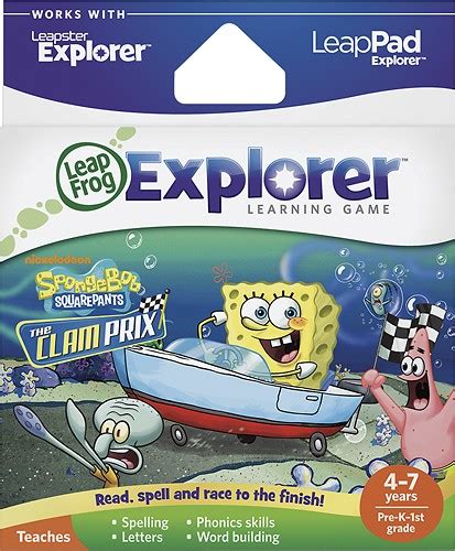 Best Buy Leapfrog Leapfrog Explorer Learning Game Spongebob Squarepants The Clam Prix 39088