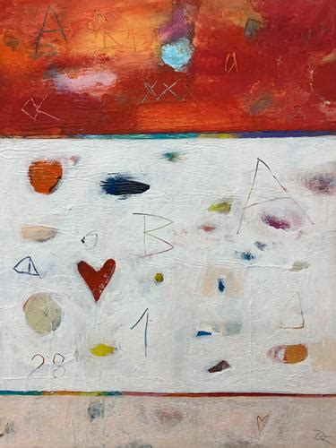 Geheime Nachricht Von Doris Kummer Abstraktes Malerei