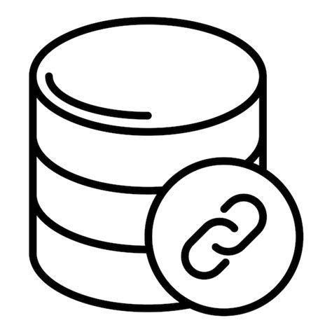 Premium Vector Linked Data Vector Illustration Style