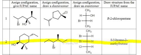 Answered 1 2 Assign Configuration Give Iupac Bartleby