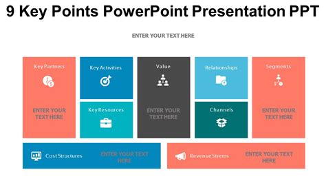 9 Key Points Powerpoint Presentation Ppt Pptuniverse