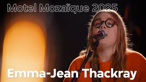 Emma Jean Thackray Live Motel Mozaïque 2025 4k Youtube