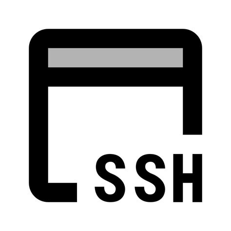 Ssh Icon And Logo For Secure Connection Design