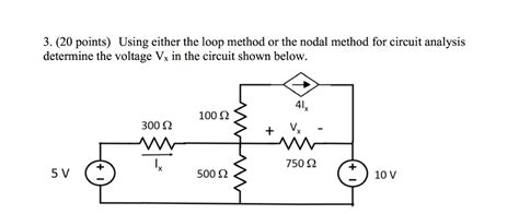 Solved 3 20 Points Using Either The Loop Method Or The