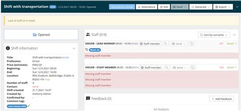 Streamlined Shift Management And Job Form Enhancements
