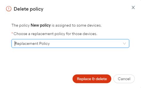 Managing Policies