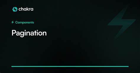 pagination chakra ui