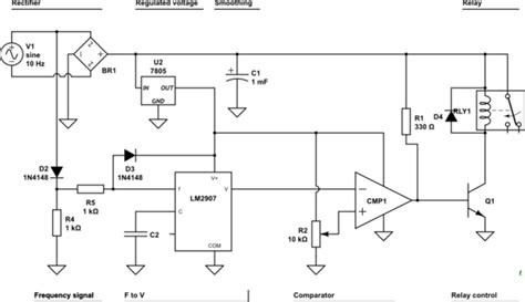 Comparator LM393 Comparing Variable AC Voltage Rectified Electrical Engineering Stack
