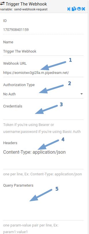 Webhook Send Request Rtila Web Business Automation