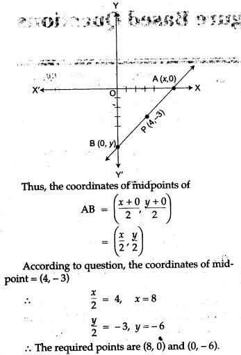 Icse Solutions For Class 10 Mathematics Coordinate Geometry A Plus Topper