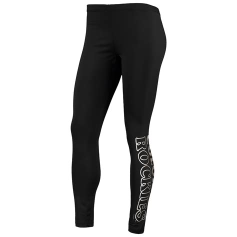 Womens Colorado Rockies G Iii 4her By Carl Banks Black Stadium Lightweight Leggings