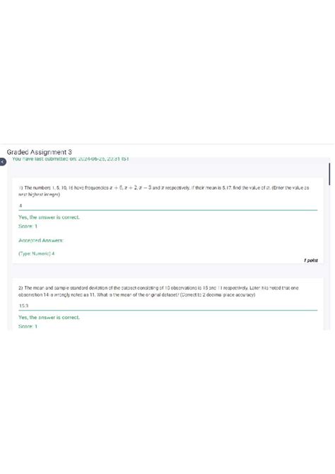 Iitm Statistics Graded Assignment 3 Graded Assignment 3 You Have Last