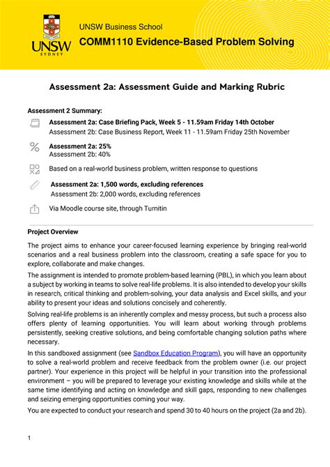 bb0cb p comm1110 assessment 2a guide and marking rubric 2022t3 copy unsw business school
