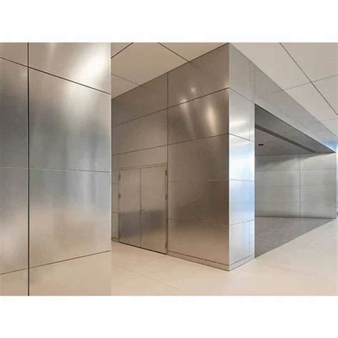Kitchen Ss Wall Cladding Service Design Pattern Plain Thickness 3mm At Rs 1000 Sq Ft In New