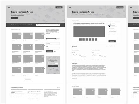 Exploratory Wireframes Wireframe Web Design Mobile Design Inspiration
