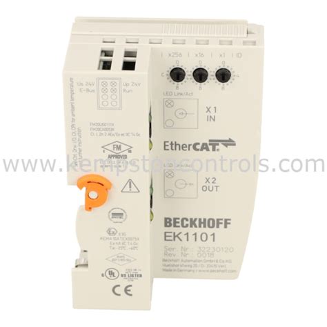 Beckhoff Ek1101 Beckhoff Ethercat Coupler With Id Switch For E Bus