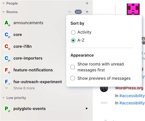 chatting in matrix using element wordpress chat