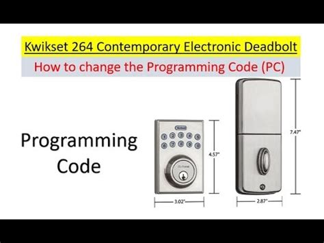Manual Kwikset Change Code