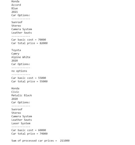 Solved Classes A Class Describes Objects With The Same Chegg