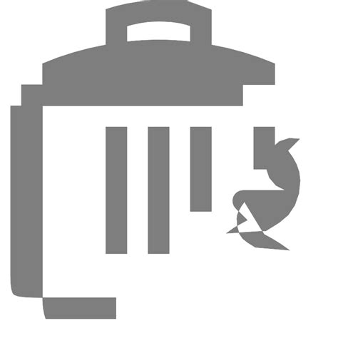 User Trash Full Symbolic Vector SVG Icon SVG Repo