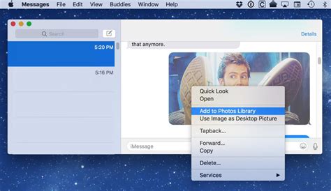 How To Save Images From Messages On The Mac