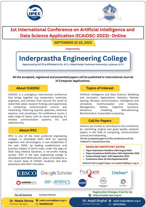 The Department Of Cse Cse Aiml Cse Ds It Inderprastha